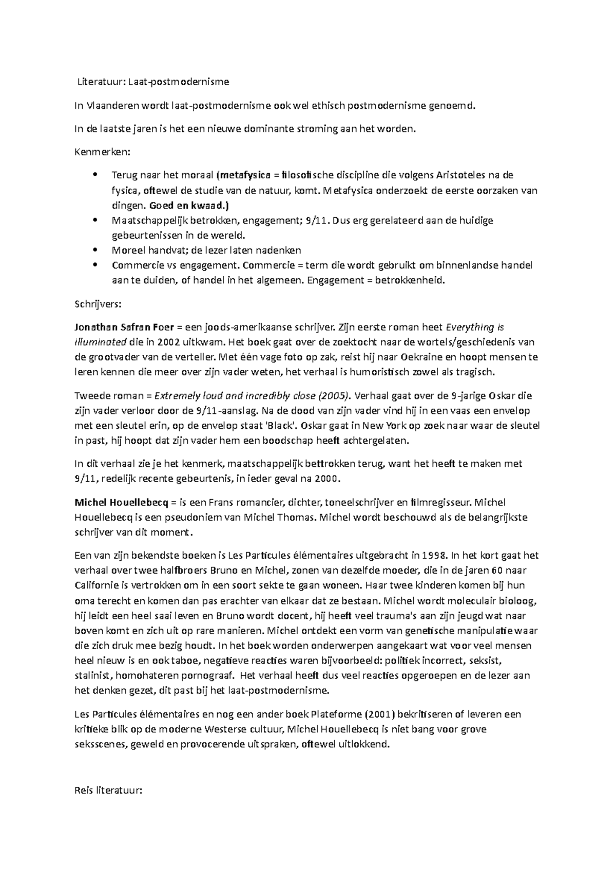 Nederlands laat-postmodernisme - Literatuur: Laat-postmodernisme In ...