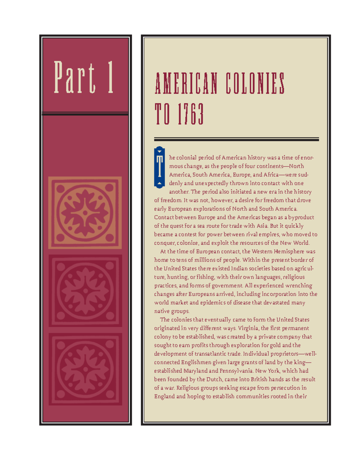 Ch 1 Give Me Liberty An American History Volume One Edition Three by ...