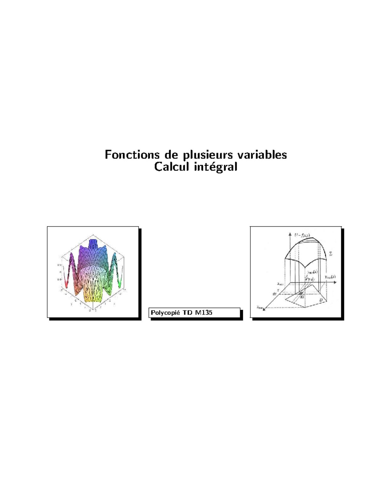 Analyse-3-TD-01 - Universit ́e Hassan II- Casablanca Facult ́e des Sciences et Techniques de ...