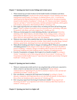 Ornish 4-6HW - This is an assignment in tandem with our reading ...