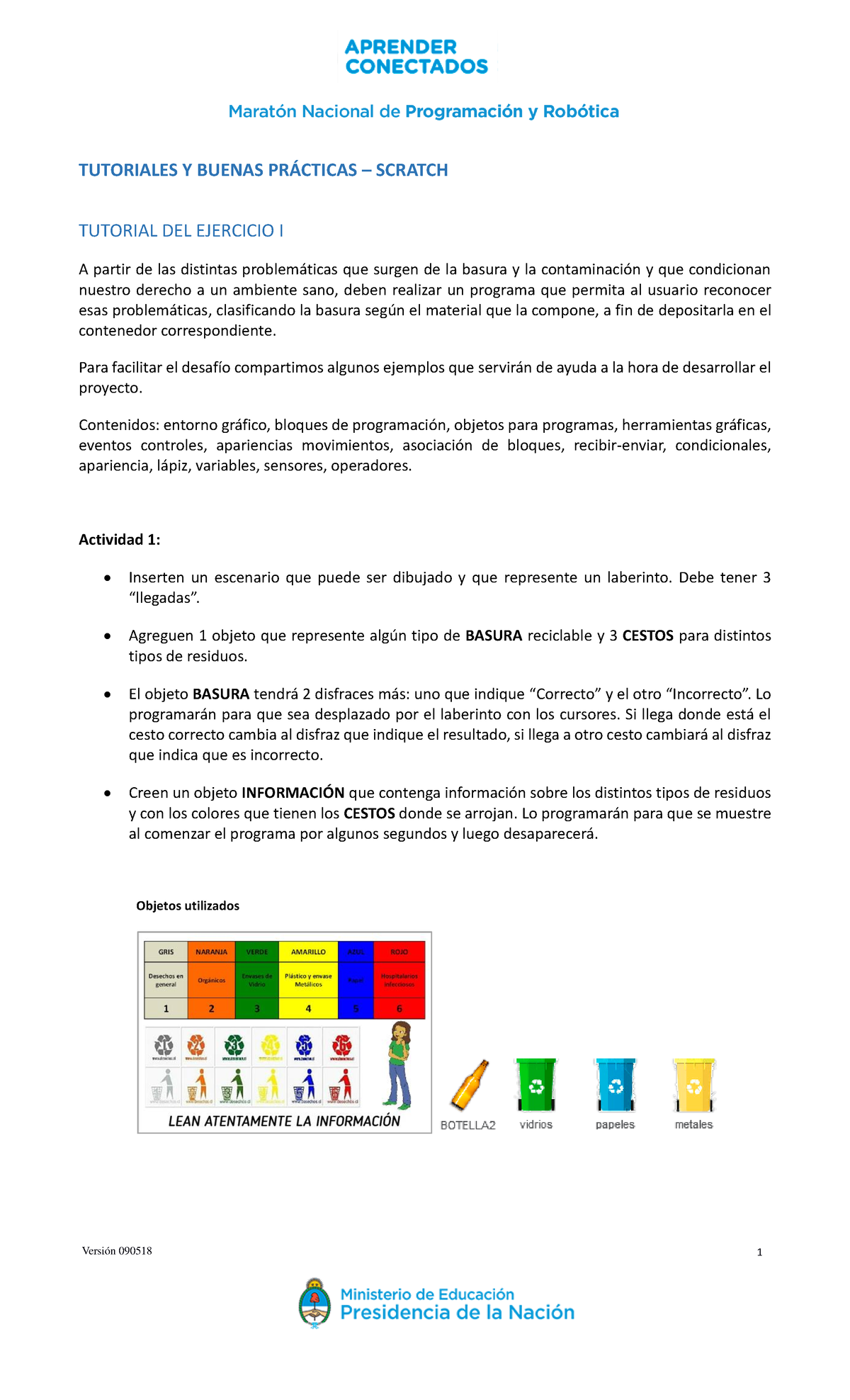 Tutorial 1 scracth - MAnual - TUTORIALES Y BUENAS PRÁCTICAS – SCRATCH TUTORIAL DEL EJERCICIO I A ...