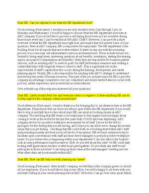 HRM 200 Project Two Template - [Project Two] [E’rynn Ellis] Southern ...