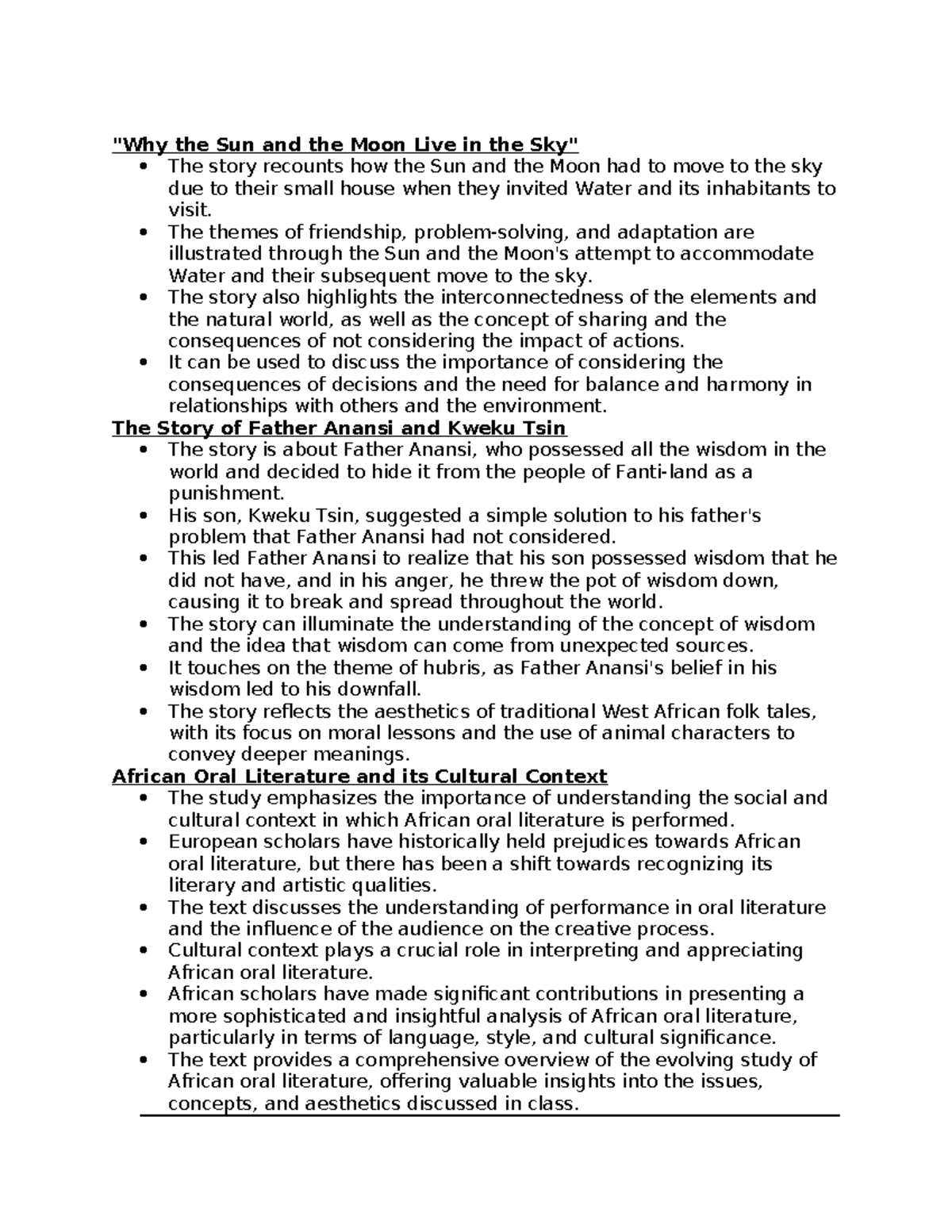 Why the Sun and the Moon Live in the Sky - "Why the Sun and the Moon ...