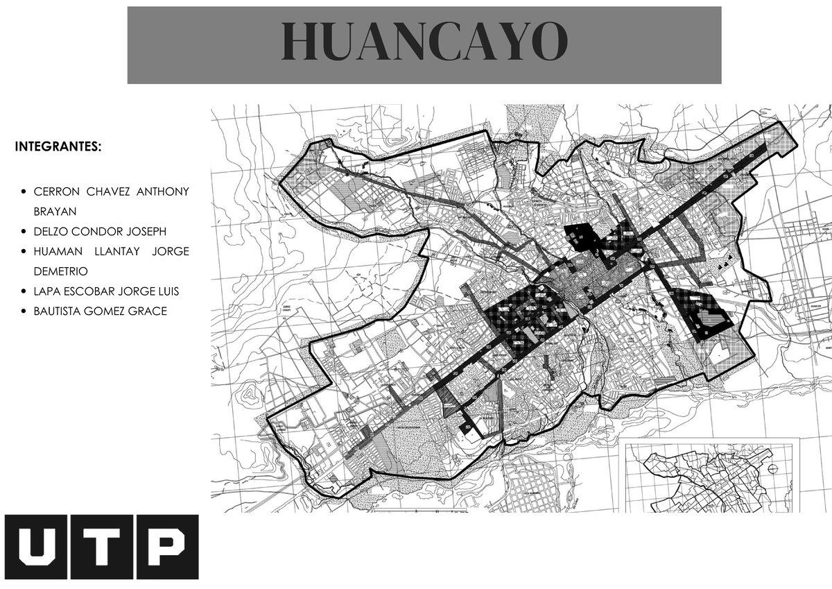 Analisis distrito huancayo taller iv - HUANCAYO ####### CERRON CHAVEZ ANTHONY ####### BRAYAN ...