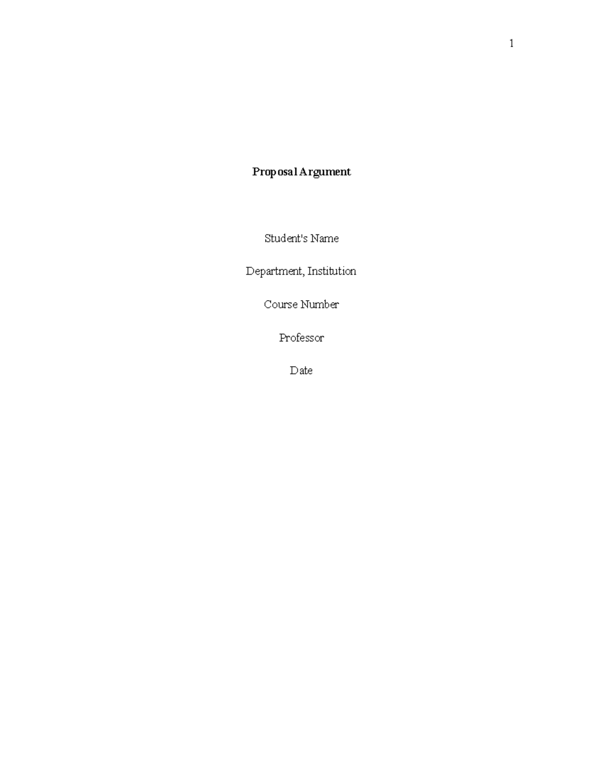 AN-210715032943 - Proposal essay - Proposal Argument Student's Name ...