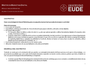 CASO Práctico Módulo PLAN DE Marketing Online Guardería Bilingüe - Módulo Plan de Marketing ...
