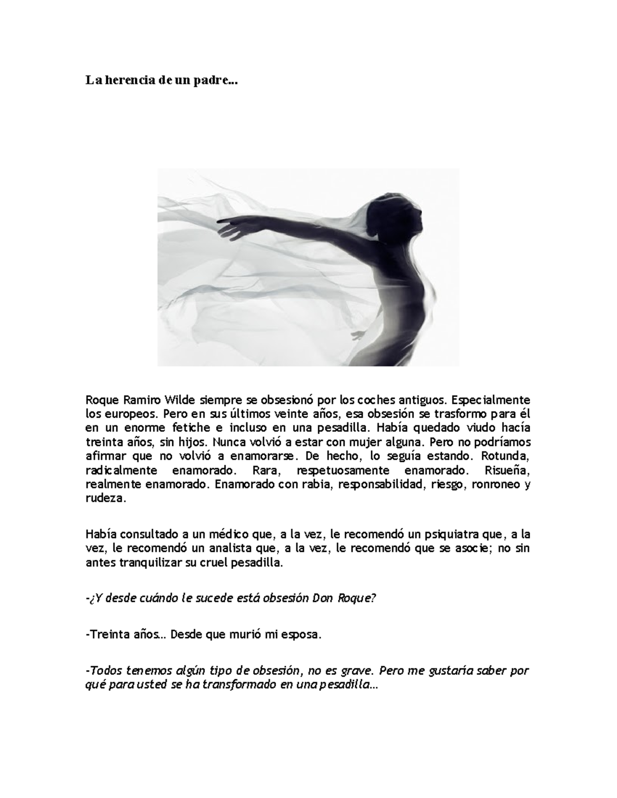 La herencia de un padre - UN DOCUMENTO UTIL PARA TODOS - La herencia de ...