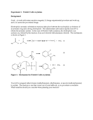 Lab 1 report - Separating the Components of “Panacetin” I. Introduction A label on a bottle of ...