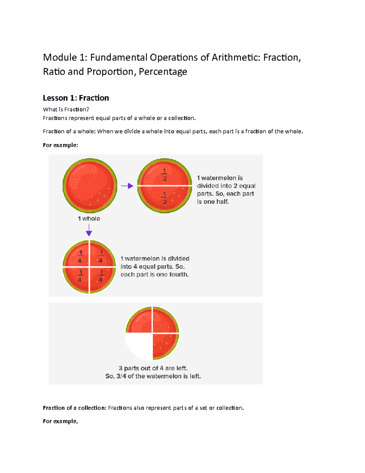 Business Math - good luck! - Module 1: Fundamental Operations of ...