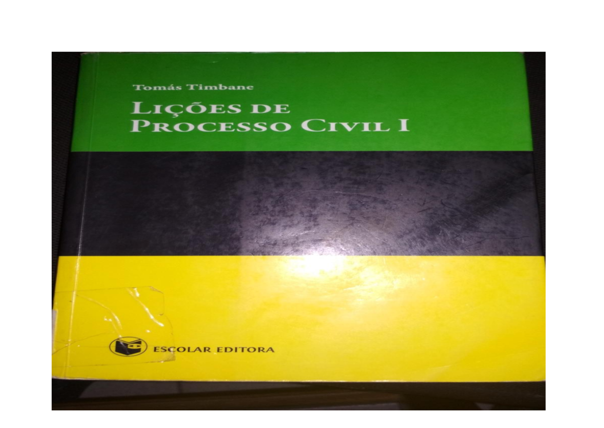 Timbane - Processos Civis - Direito civil - Studocu