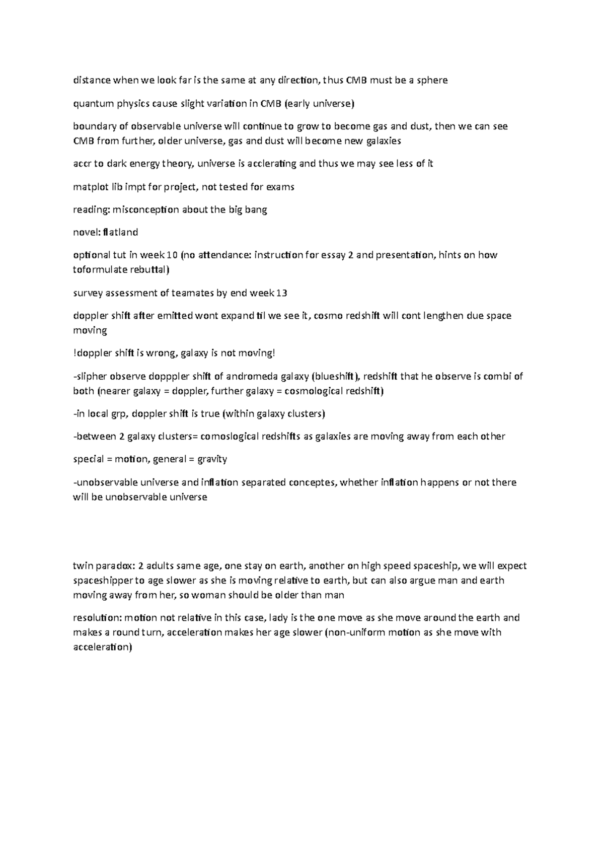 GET Qn A notes - summary of questions asked during QnA after lecture ...