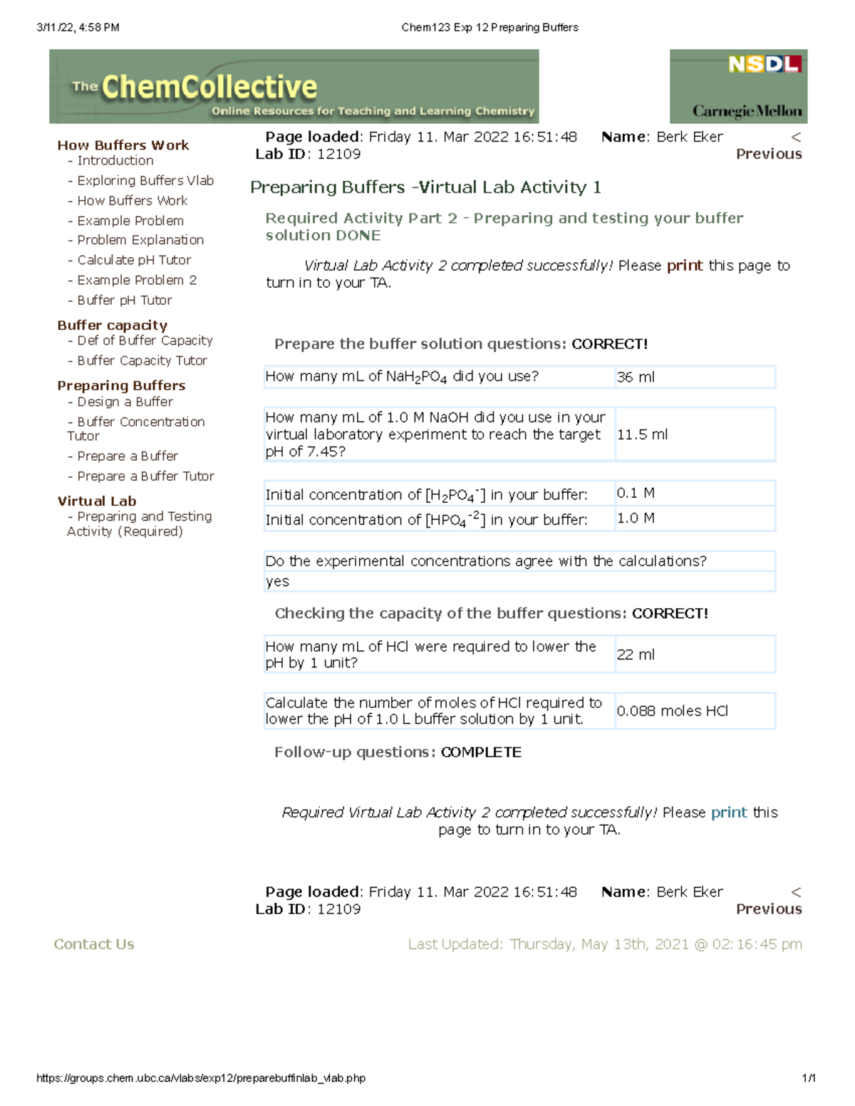 Chem123 Exp 12 Preparing Buffers - 3/11/22, 4:58 PM Chem123 Exp 12 ...