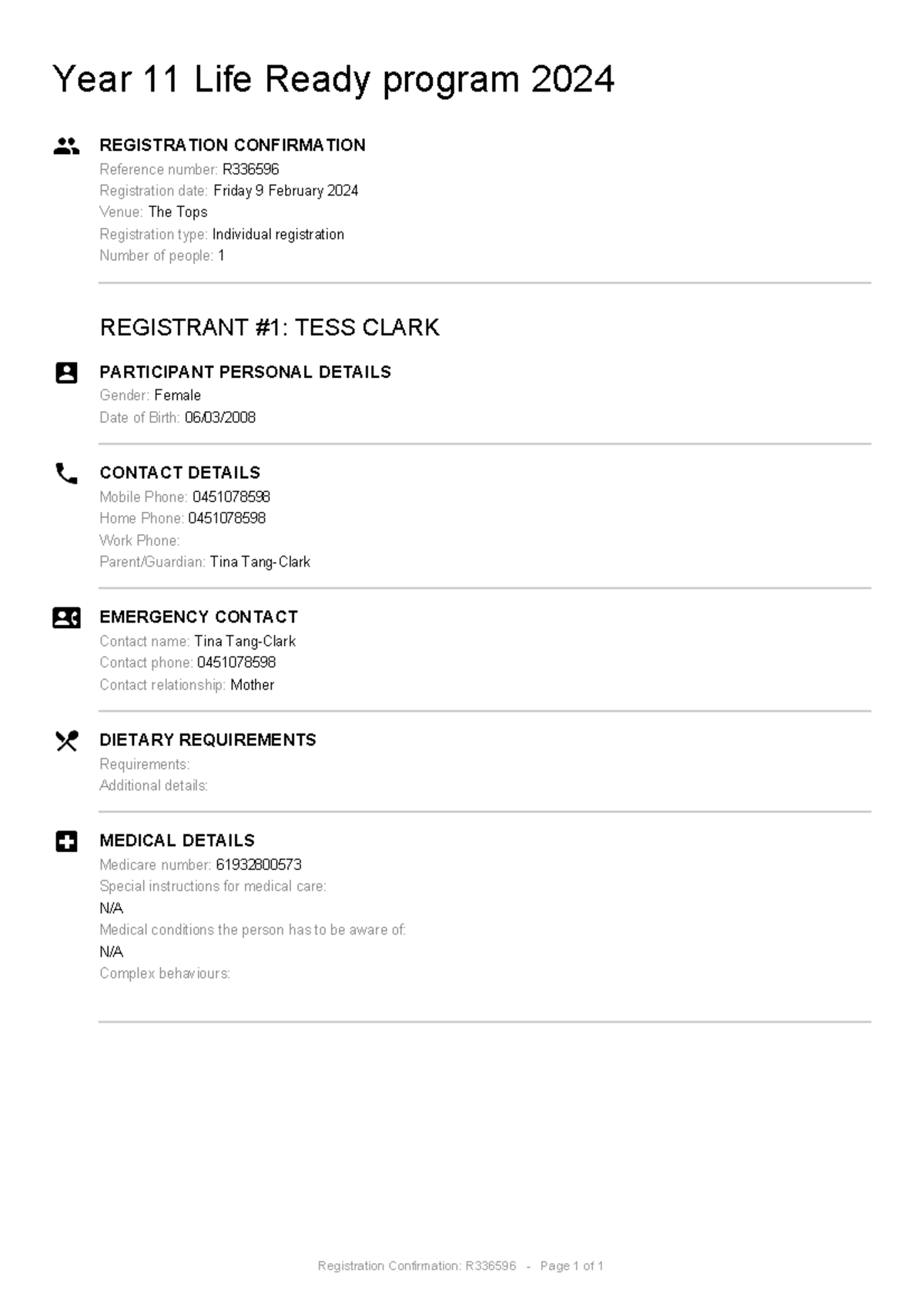 28480 ylife ready program R336596 - Year 11 Life Ready program 2024 REGISTRATION CONFIRMATION ...