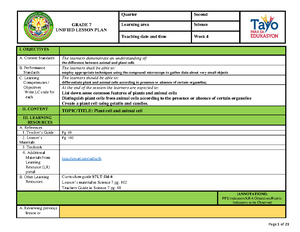 Dlp demo 2nd q - Science 9 2nd quarter lesson plan - LESSON EXEMPLAR IN SCIENCE 9 GRADE 9 DAILY ...