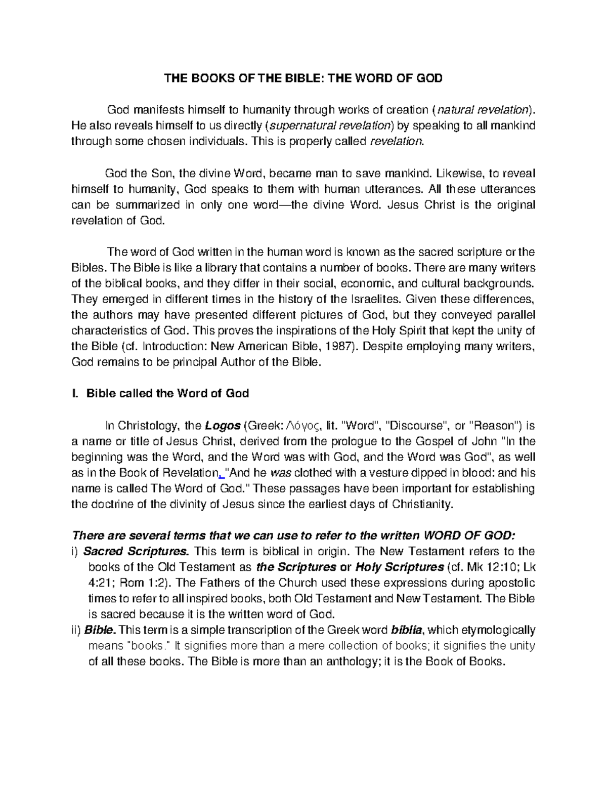 4 THE Books OF THE Bible - its a reviewer - THE BOOKS OF THE BIBLE: THE ...