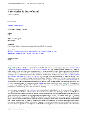 Packer Two Models of the Criminal Process - 1 Excerpt from Herbert L ...