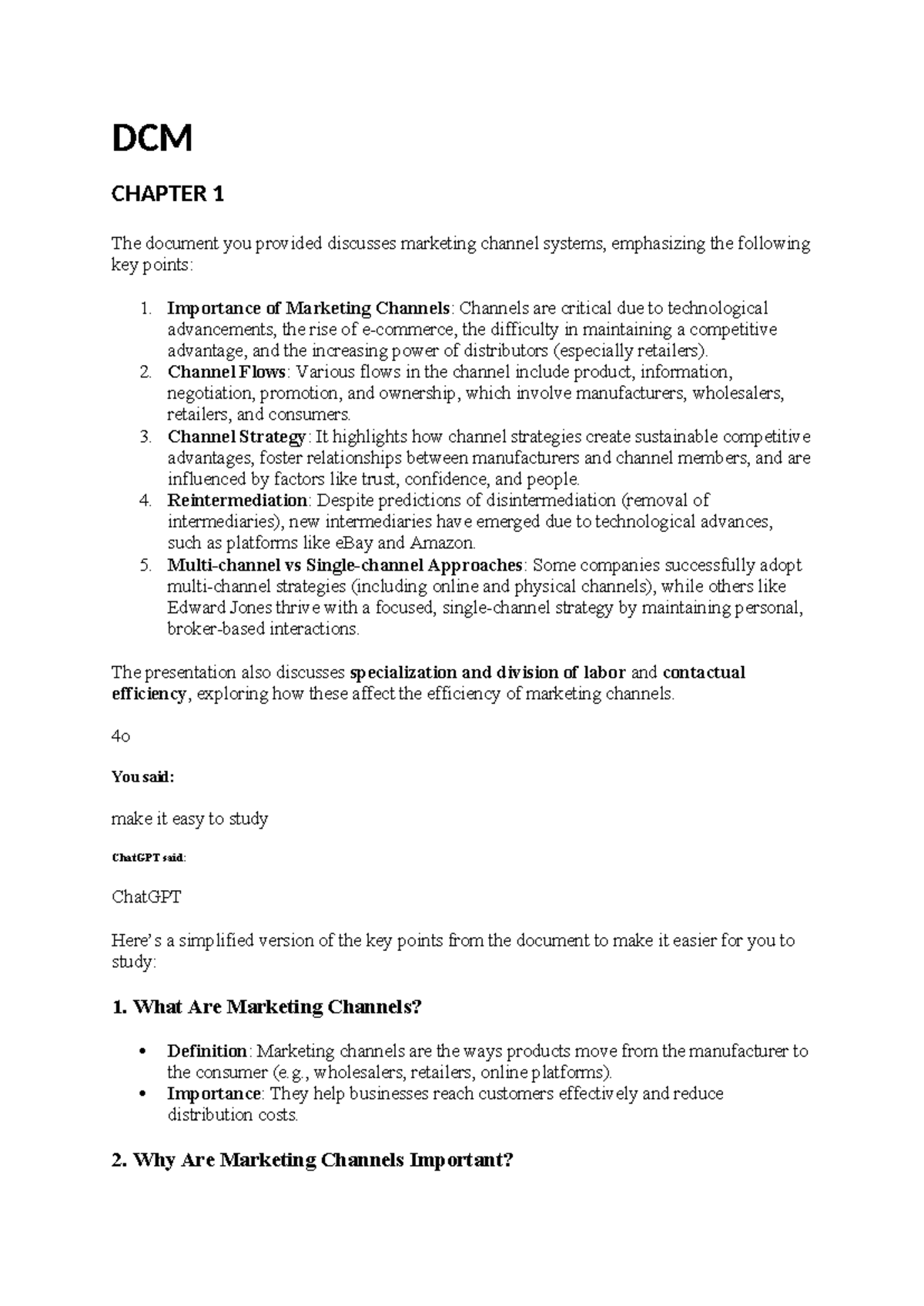 dcm uhbduikj cjk - DCM CHAPTER 1 The document you provided discusses ...