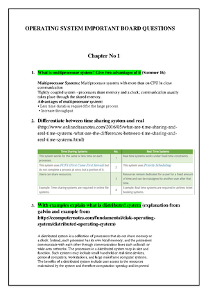 Chapter 3 - Process Management - Chapter 3 Process Management 10 Hours ...