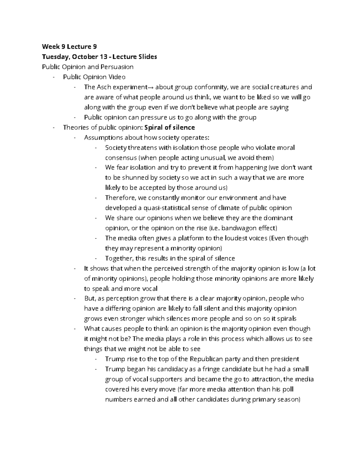 3) ADPR3850 Intro to Public Relations TEST 3 - Week 9 Lecture 9 Tuesday ...