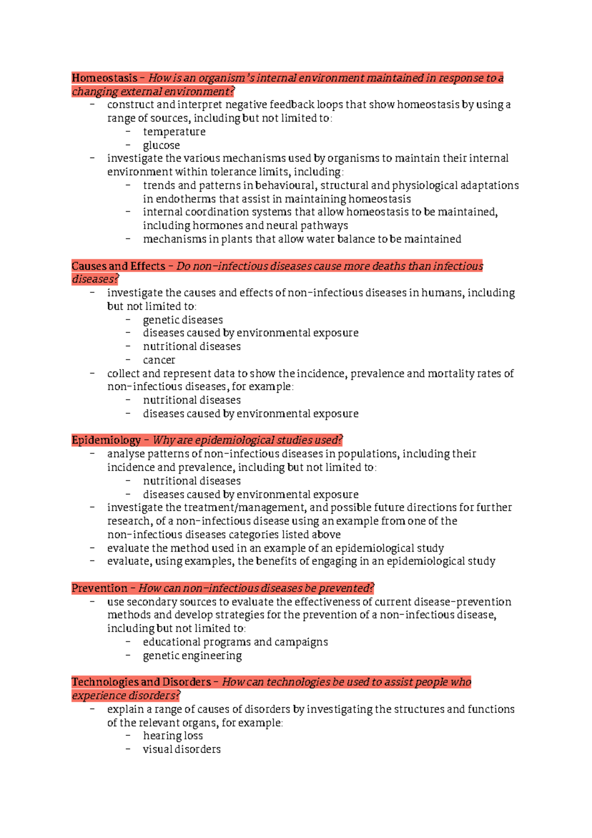 Module 8 - Biology - Found all my notes for bio that I sorted out on my ...