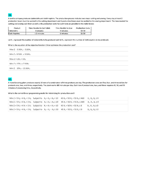C957 - Practice Exam for preview - PRE-ASSESSMENT: APPLIED ALGEBRA (FXO1) PFXO Attempt # Status ...