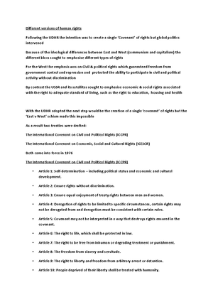 Human Rights Article 10 and 11 - In this essay I will be critically ...