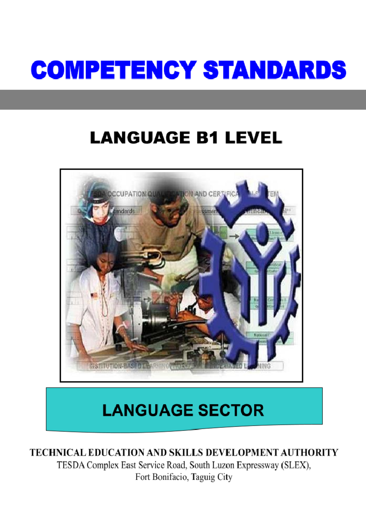 Language B1 Level - TABLE OF CONTENTS LANGUAGE SECTOR LANGUAGE B1 LEVEL ...