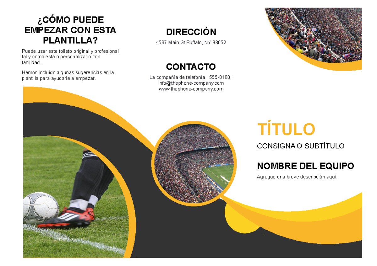 Folleto de deportes - awdawd - ¿CÓMO PUEDE EMPEZAR CON ESTA PLANTILLA ...