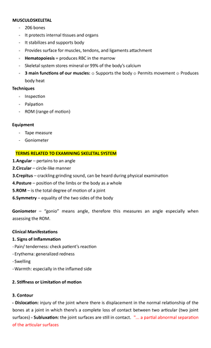 Nervous-System-musculoskeletal - Assessing the Nervous System Structure ...