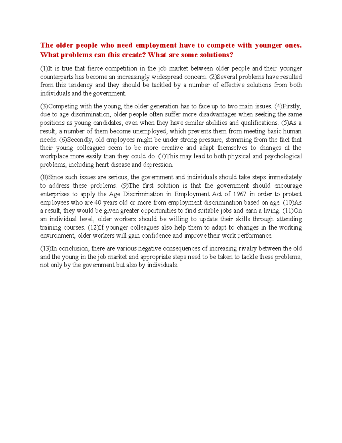 Mẫu - asadsad - The older people who need employment have to compete ...