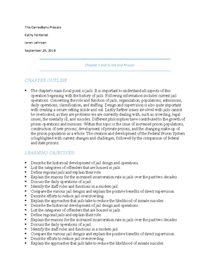 The Corrections Process - The information covers what actually is, in ...