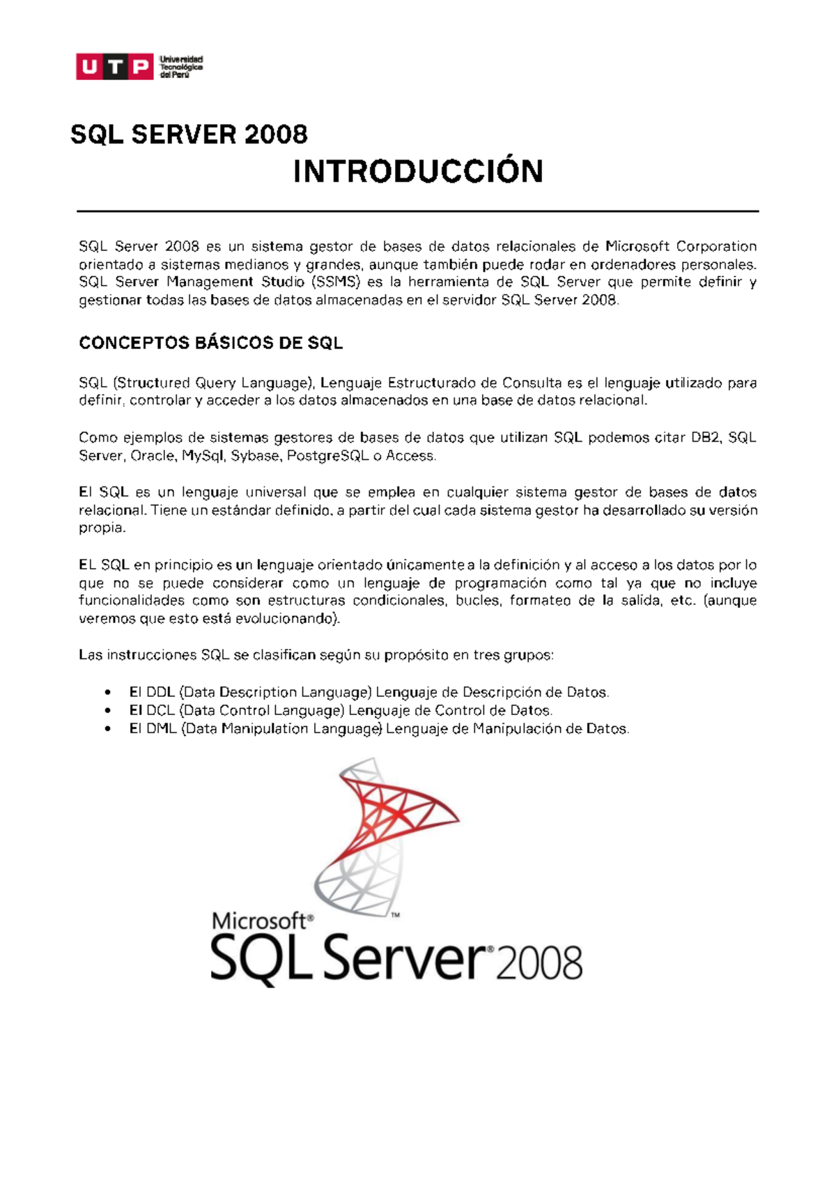 INFORME USO Semana 1 - Manual SQL Server - [ {UNION [ALL]|EXCEPT ...