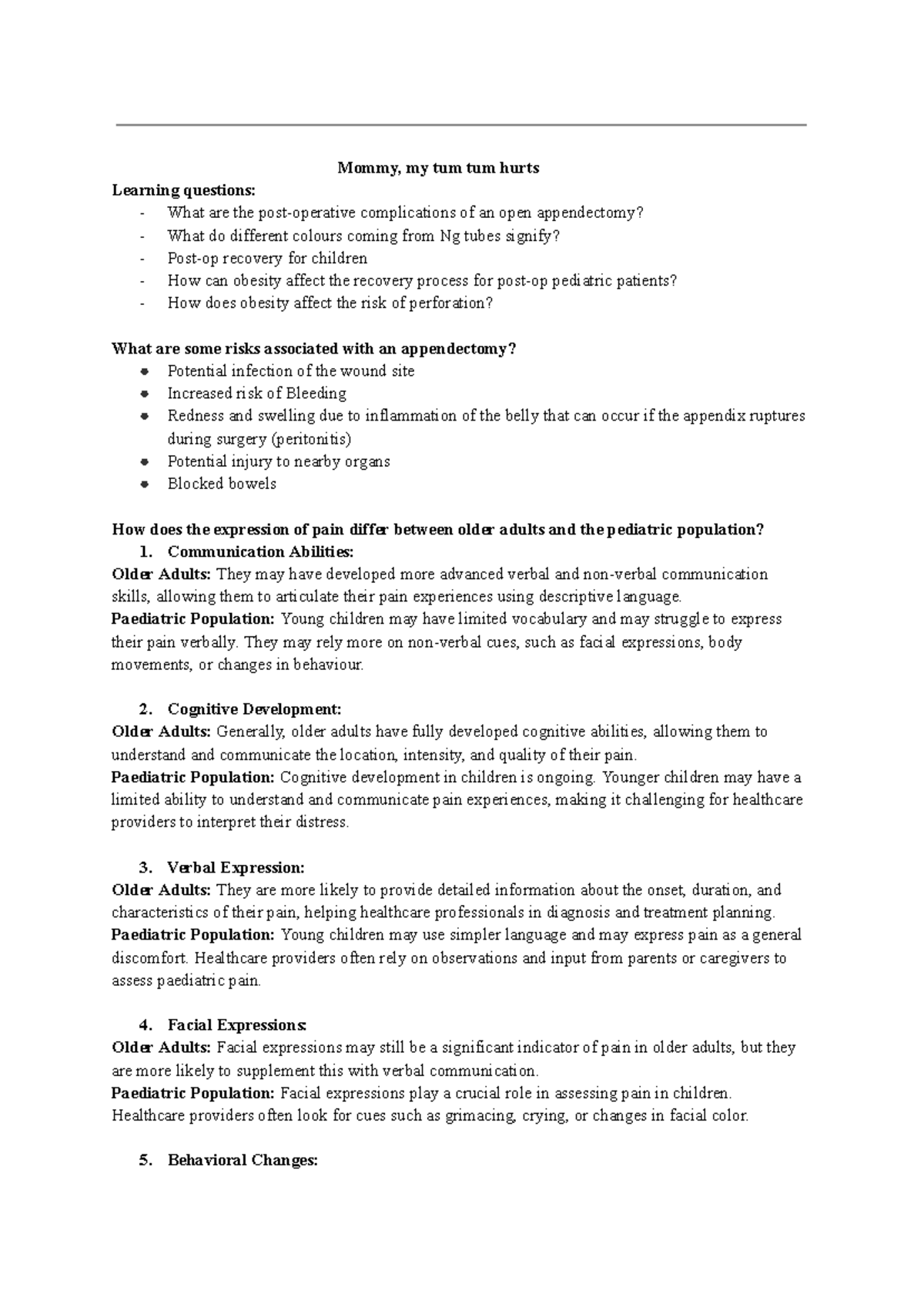 N2MM3 Surgical Scenario Chart Data - Google Docs - Mommy, my tum tum ...