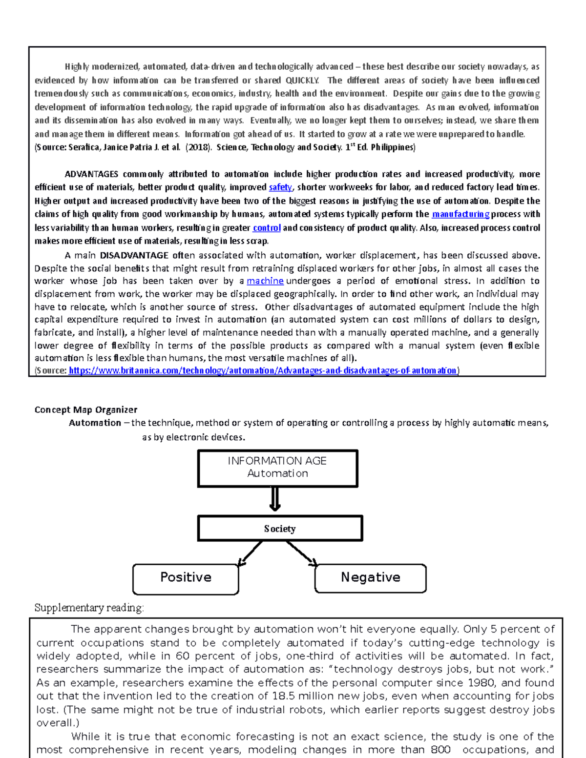 Age of modern technology - Highly modernized, automated, data-driven ...