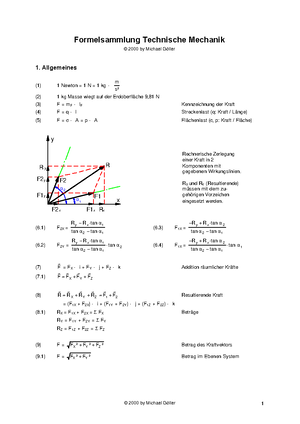 Formelsammlung[ 474] - Formelsammlung tm2 - Technische Mechanik 2 - TUM ...