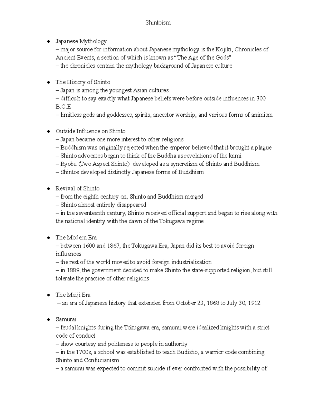 Shintoism - Shintoism Japanese Mythology - major source for information ...