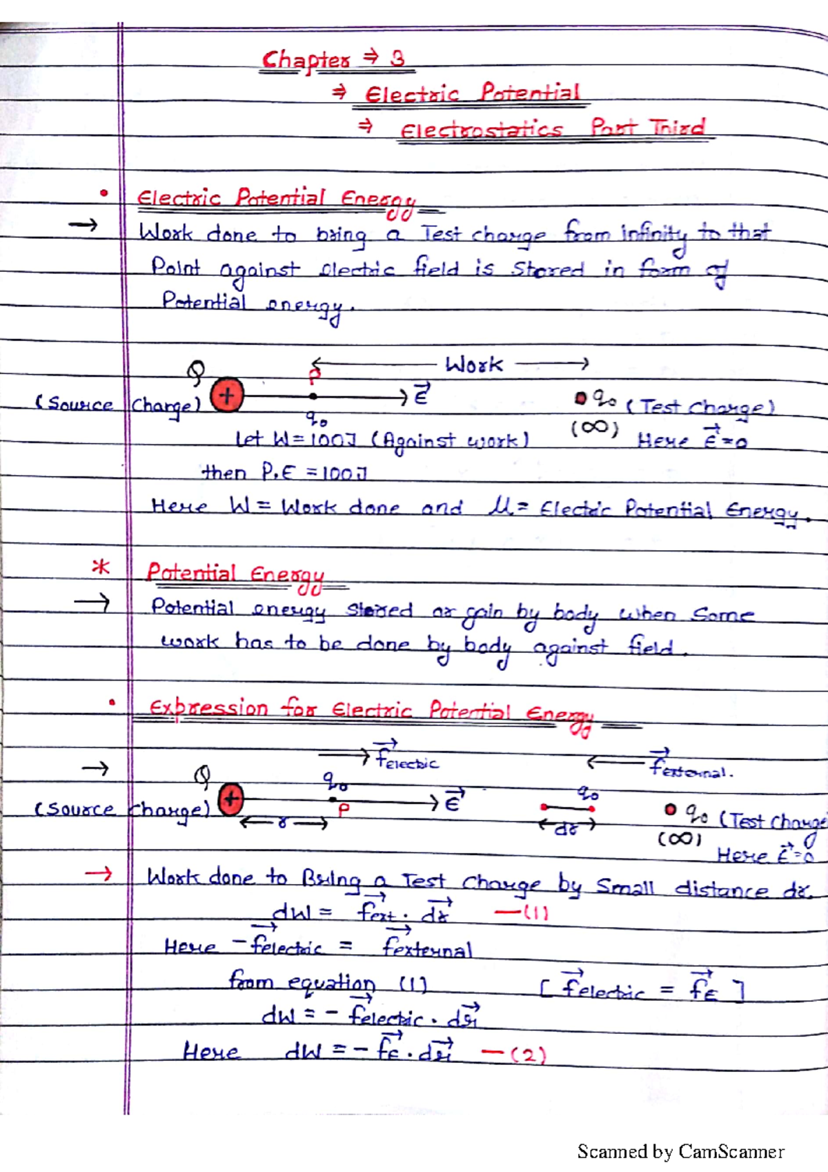 Chapter 3 electric potential - Physics SL - Studocu