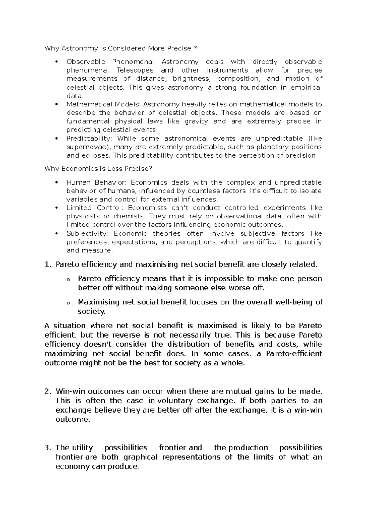 CT4 TCC - Some questions - Why Astronomy is Considered More Precise ...