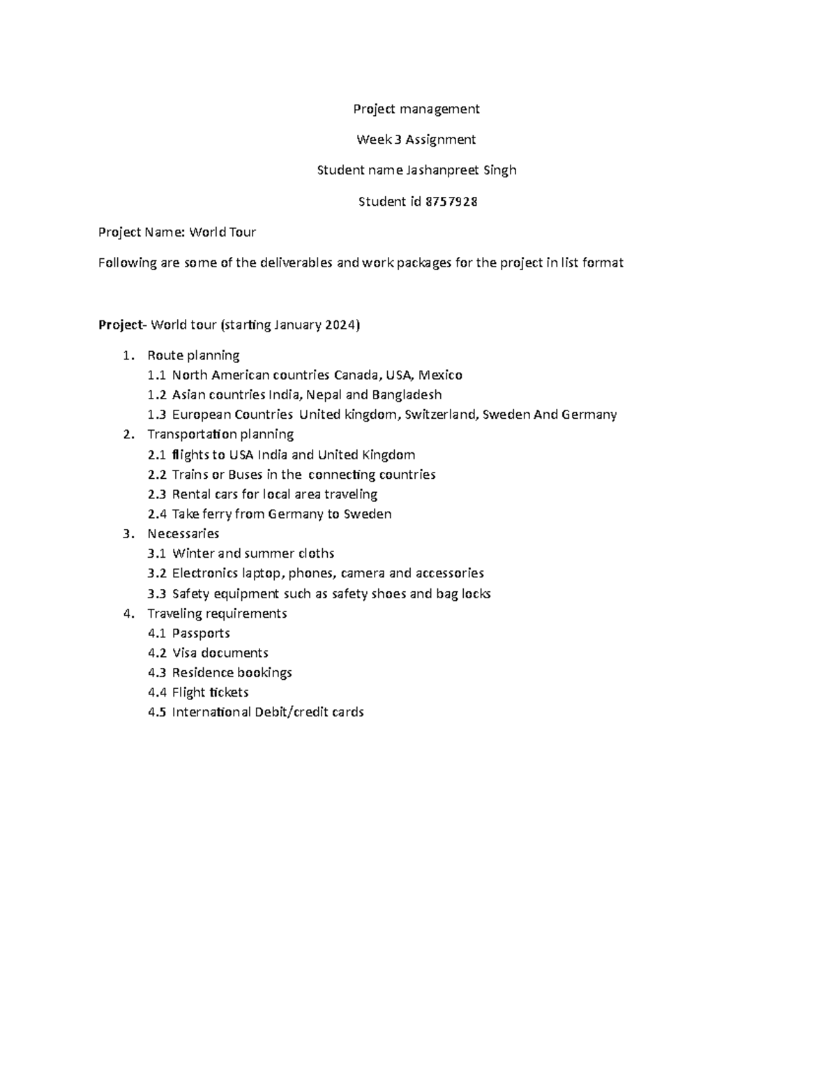 Project management week 3 - Studocu