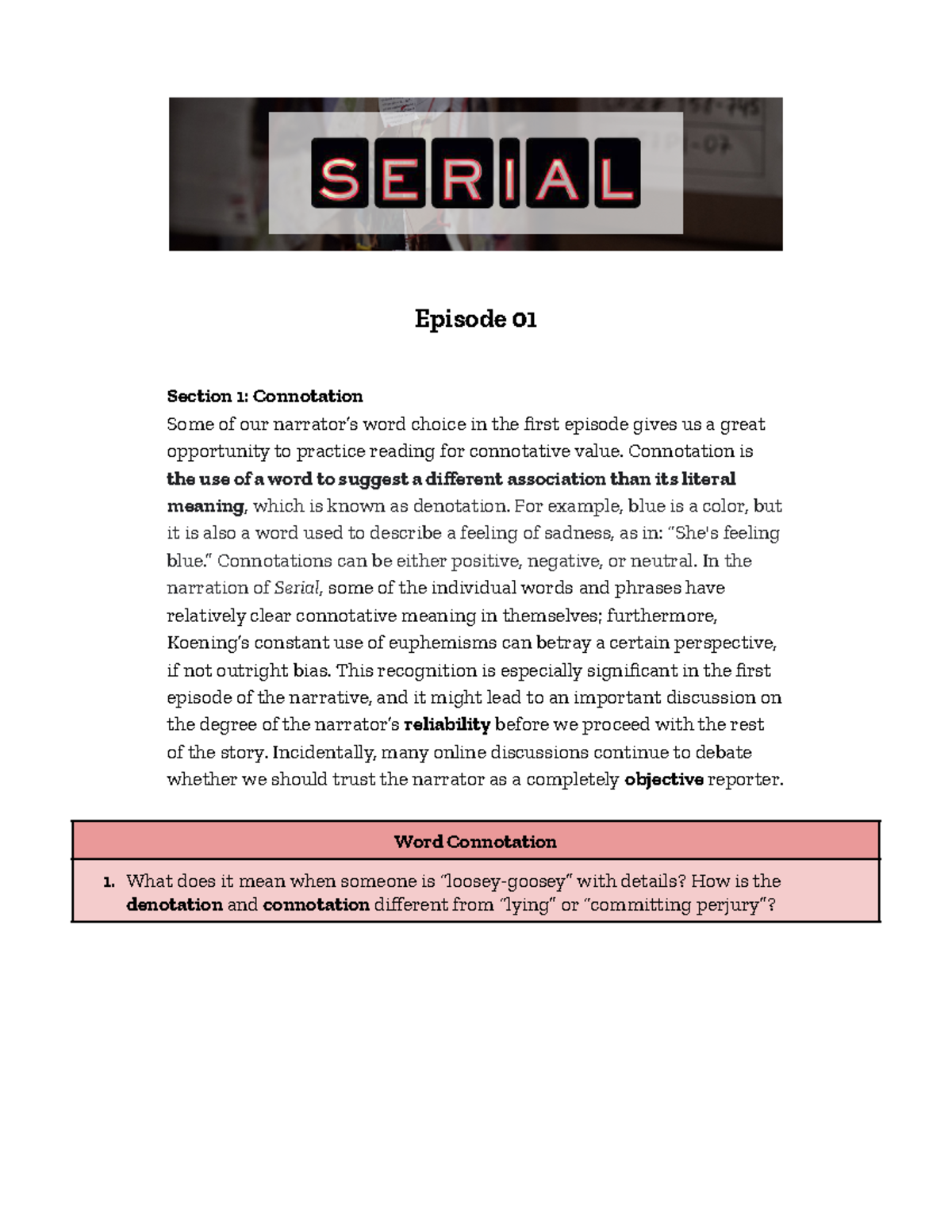 Edited - Andre Esparza - Serial: Episode 01 - Episode 01 Section 1 ...