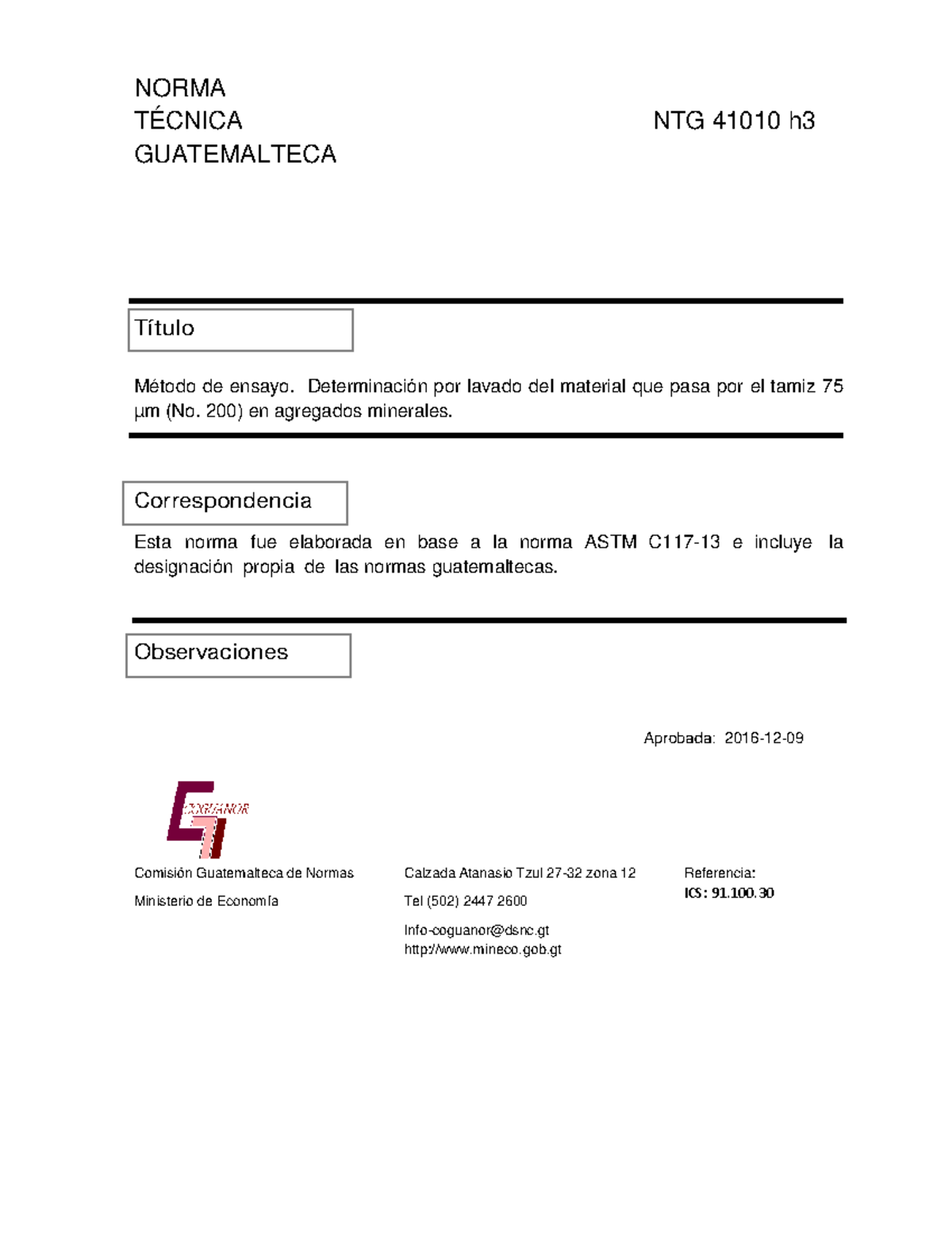 Norma NTG 41010 h3 ASTM C117-13 - NORMA TÉCNICA NTG 41010 h ...