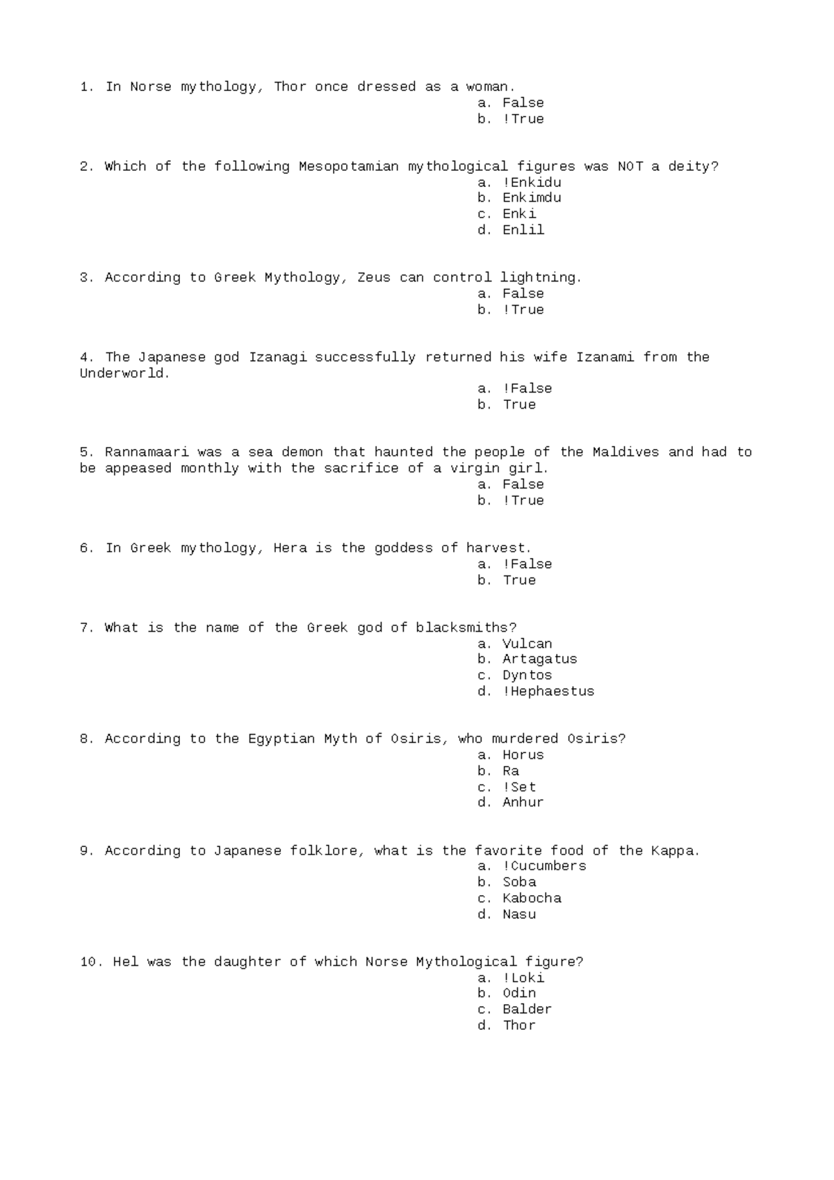 PHIL157 Example 7 - wefwe - In Norse mythology, Thor once dressed as a ...