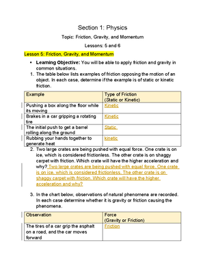 The Earth's Structure - Section 3: Earth Science Topic: The Earth’s ...