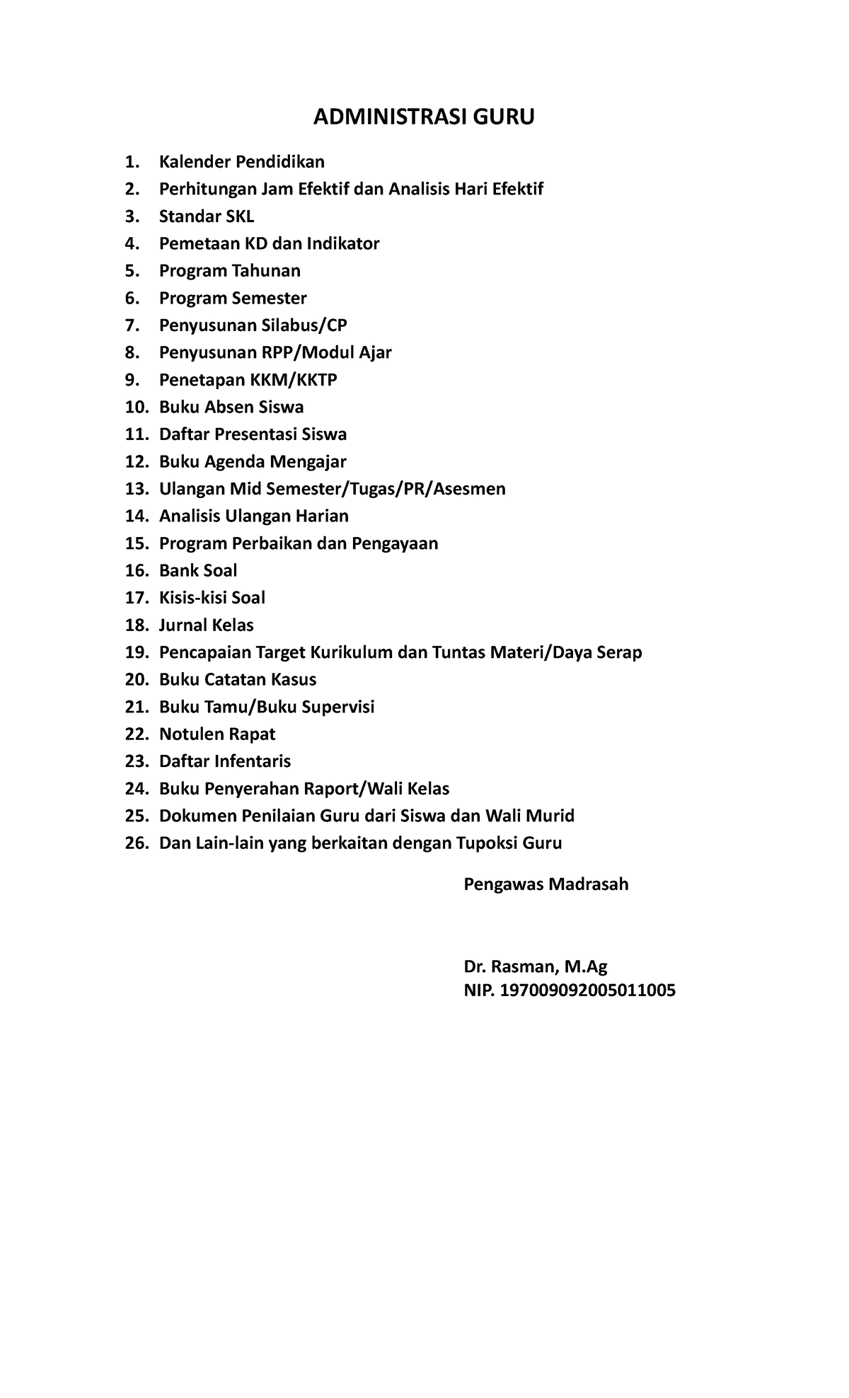 Administrasi GURU - Ready - ADMINISTRASI GURU Kalender Pendidikan ...