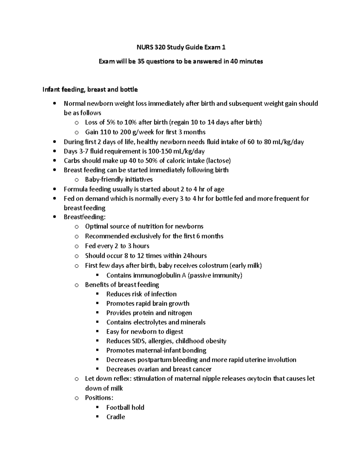 Study Guide Exam 1 - o Point of maximal impulse location; ease of ...
