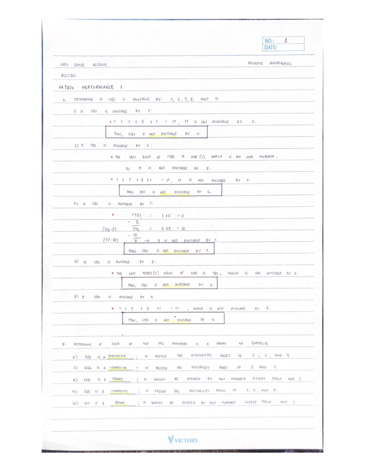 04 Discmath TP Divisors - Discrete Structures 1 (Discrete Mathematics ...