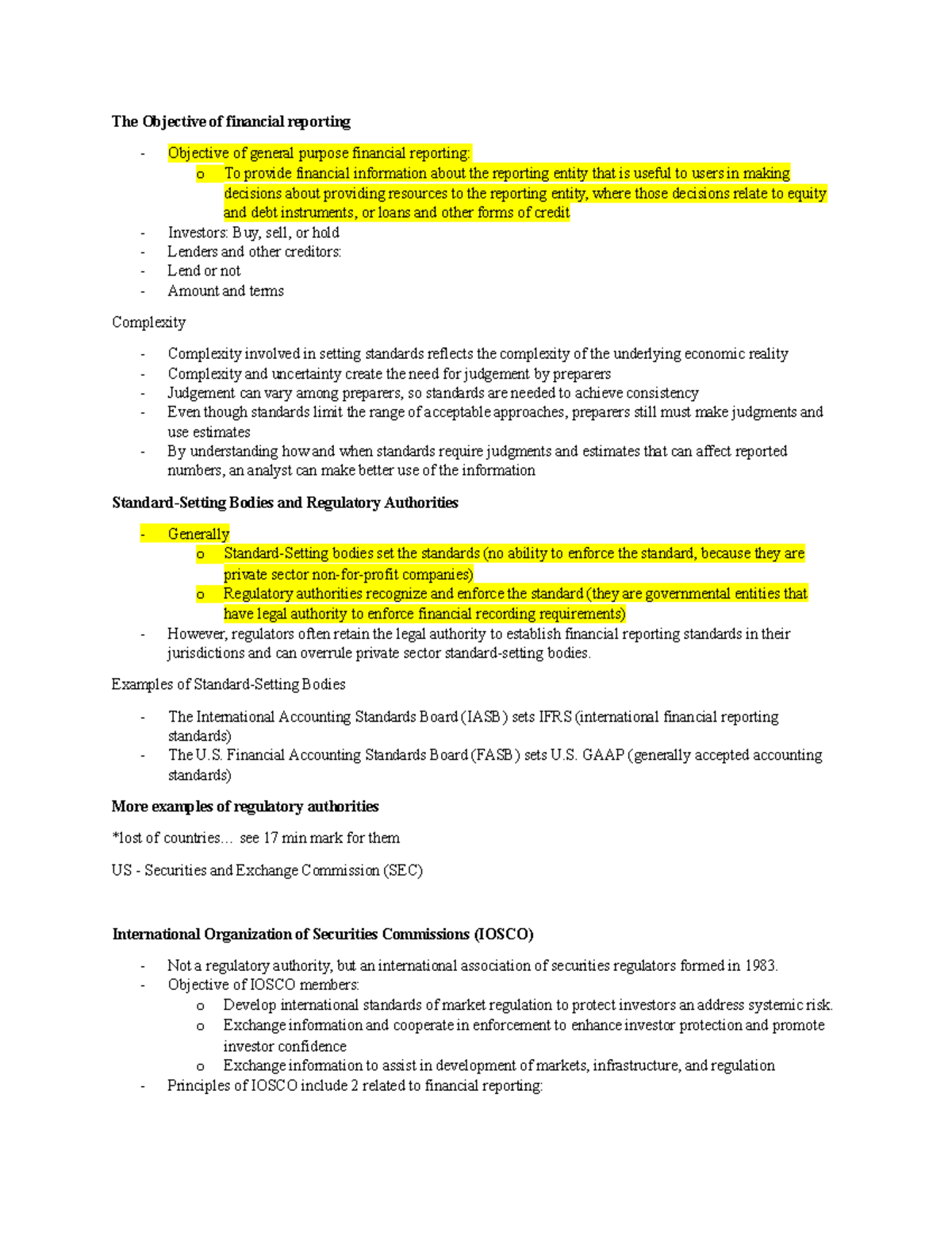 Lec 2 Chapter 2 - The Objective of financial reporting - Objective of ...