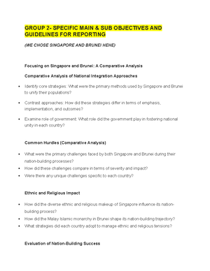 Objectives and Sub - notes - Objectives and Sub-Objectives Main ...