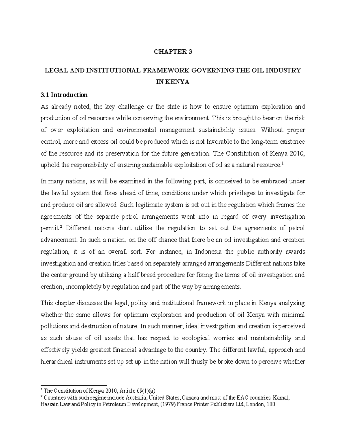 Chapter 3 - how to write summary essay - CHAPTER 3 LEGAL AND ...