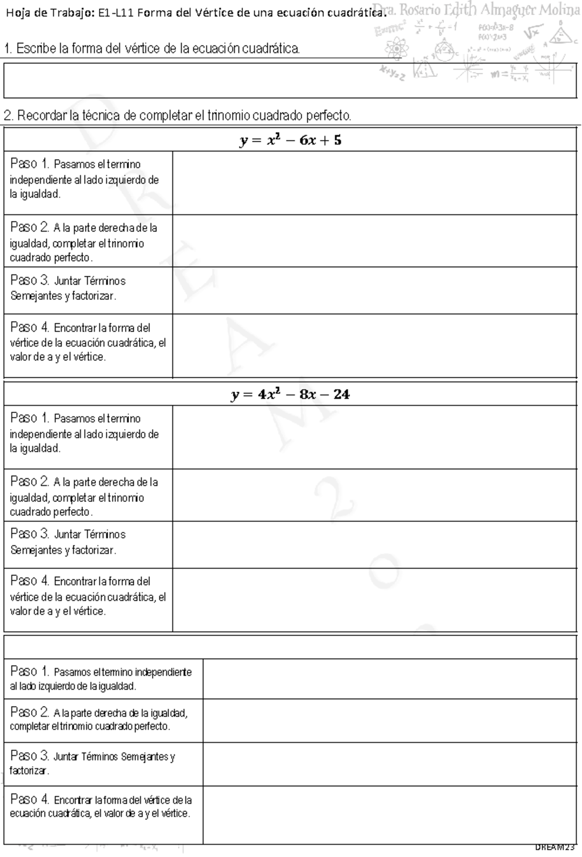 E1L11 Fyrhtdream 2023 - jjjjjjjjjjjjjjjjjjjjjjjjjjjjjjjjjjjjj - DREAM Hoja de Trabajo: E1-L11 ...